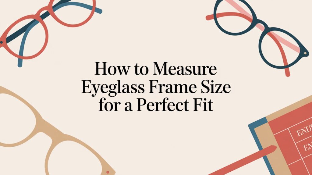 How to Measure Eyeglass Frame Size for a Perfect Fit in Glendale ...